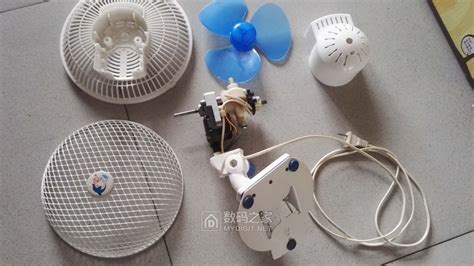 拆个交流夹子小电风扇 拆机乐园 数码之家