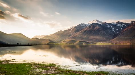 배경 화면 햇빛 경치 산들 일몰 바다 이탈리아 언덕 호수 자연 반사 해돋이 아침 강 정경 협만 골짜기 황야 알프스 산맥 하이다 구름
