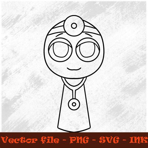 Sprunki Dr Mint Svg Sprunki Increedibox Coloring Pages Circ Inspire Uplift