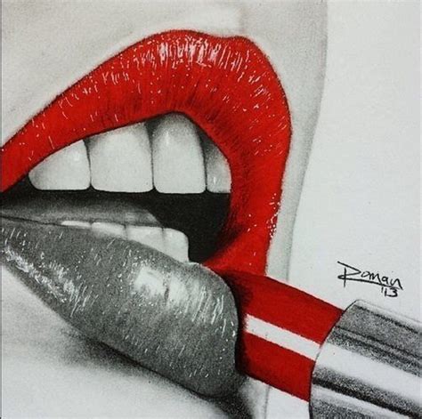 Red Lips Drawing At Explore Collection Of Red Lips
