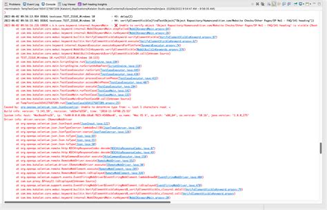 lenium json jsonexception unable to determine type from