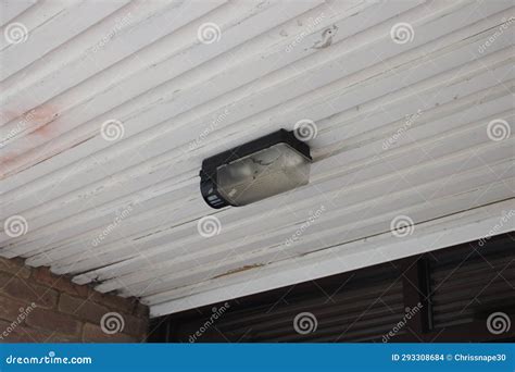 Outdoor Ceiling Light With PIR Sensor Stock Photo Image Of Ceiling Porch