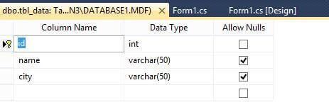 Bind Datagridview In Window Forms Using C