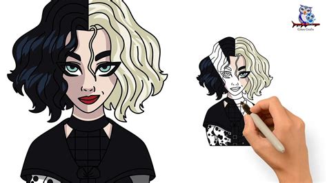 How To Draw Cruella Step By Step