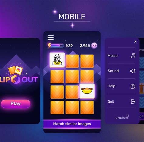 Memory Game Ui Behance