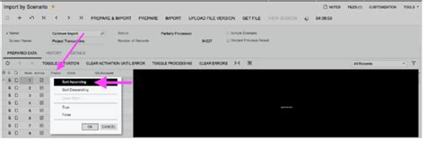 Acumatica Tips And Tricks Interrupted Import Scenario Nexvue Now Net At Work