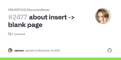 About Insert Blank Page · Issue 2477 · Onlyoffice Documentserver · Github