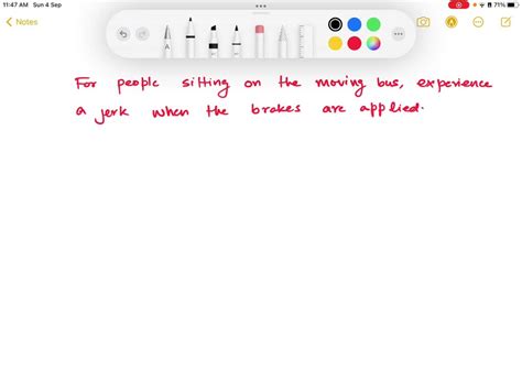 SOLVED People Sitting In A Moving Bus Experience A Jerk When The Bus Stops This Is Due To A