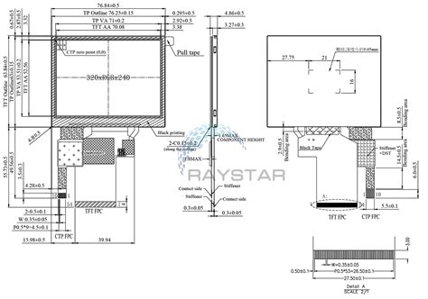 Inch RGB TFT LCD Display Module Raystar Optronics Inc