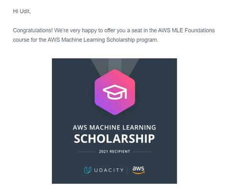 Udit Garud On Linkedin Udacityawsscholars Poweredbyaws