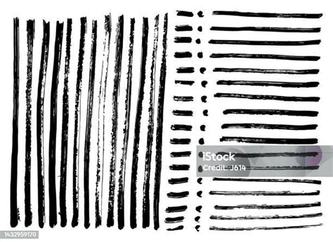 브러시 Strokes 싸인펜에 대한 스톡 벡터 아트 및 기타 이미지 싸인펜 선 한 줄로 Istock