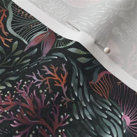 Bioluminescence Fabric Spoonflower