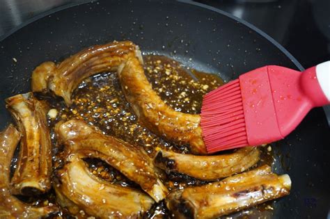 에어프라이어 돼지 등갈비 구이 바베큐 폭립 소스 만들기