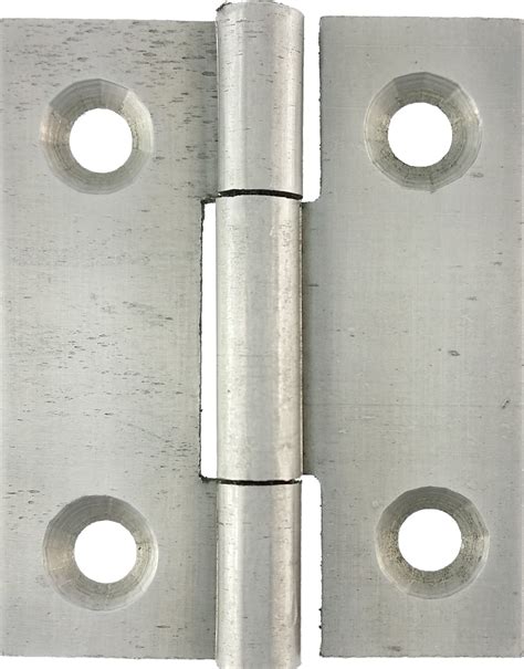 40mm Butt Hinge Natural Steel