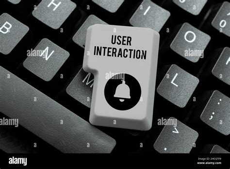 Conceptual Display User Interaction Business Showcase How The Customer Acts On The System And