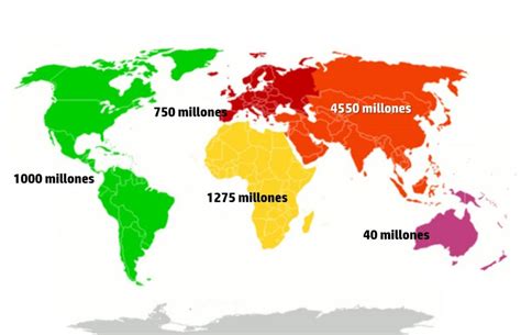 Población De Cada Continente 2019 Saber Es Práctico
