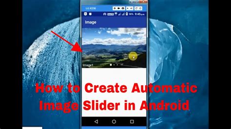 How To Create Auto Image Slider In Android Youtube