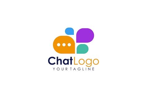 Premium Vector Chat Logo Icon Vector Isolated Concept
