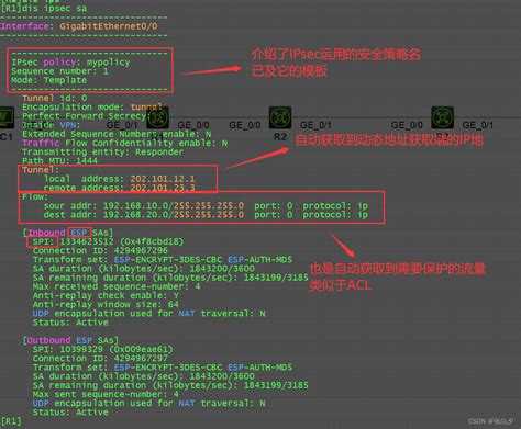 【华三】ipsec vpn 实验配置（动态地址接入） 动态ip ipsec csdn博客