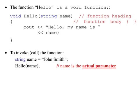 Ppt Chapter User Defined Functions I Powerpoint Presentation Free Download Id