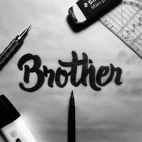 Todays Type On Instagram Brother Submitted By Leanthirteen Todaystype Typography