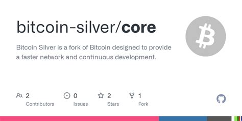 Github Bitcoin Silvercore Bitcoin Silver Is A Fork Of Bitcoin