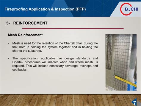 Pfp Fireproofing Application And Inspection Pptx