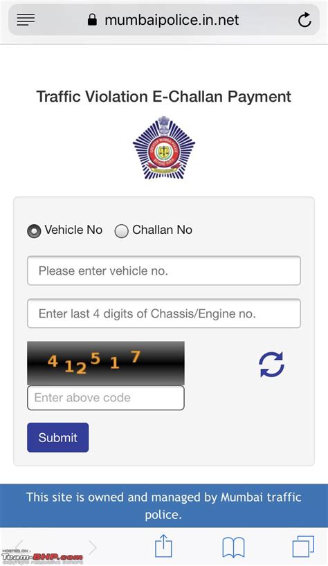 E Challan Registration Maharashtra