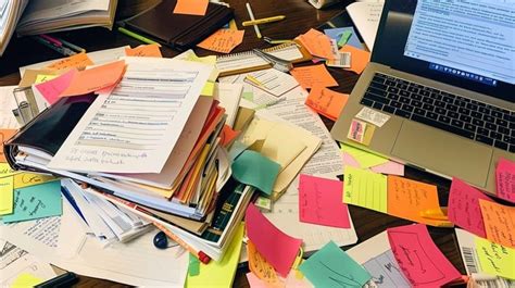 Free Chaotic Office Scene Image Download At Stockcake