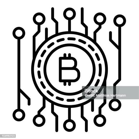 Bitcoin 아이콘 벡터 일러스트 레이 션 기술 개요 경제에 대한 스톡 벡터 아트 및 기타 이미지 경제 공동체 교육 Istock