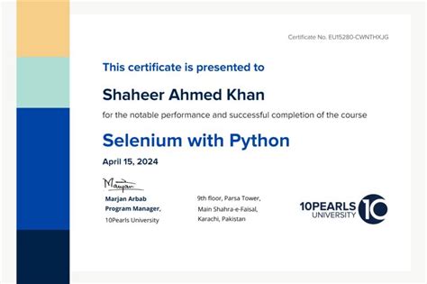 Boosted Selenium With Python Shaheer Ahmed Khan Posted On The Topic
