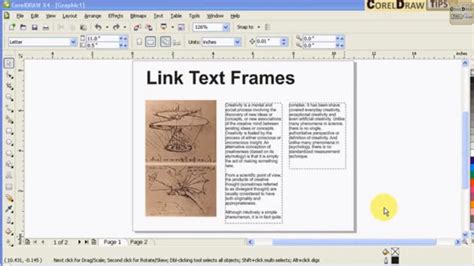 linking text boxes in coreldraw basic alex galvez s blog blogs