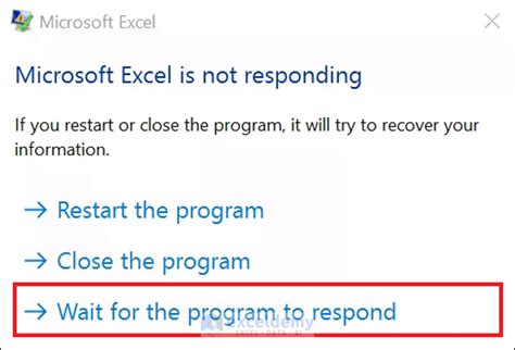 how to fix excel not responding without closing 16 possible solutions