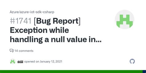 Bug Report Exception While Handling A Null Value In The Array Of