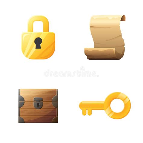 Game Ui Assets Set Gaming User Interface Icons Collection Stock Vector Illustration Of Play