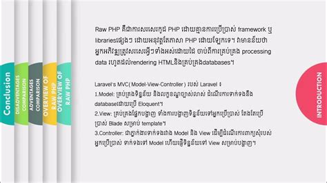 Advantage And Disadvantage Raw Php And Mvc Pattern Laravel Framework