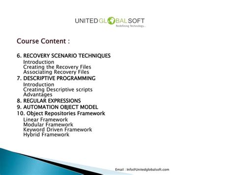 Qa Automation Testing Online Training In India Ppt