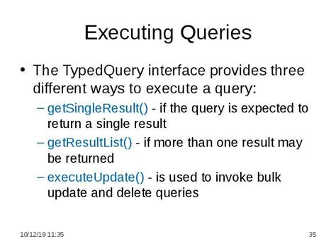3 java persistence api 4 java persistence query language