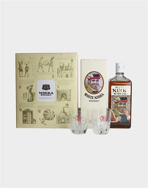 White Nikka Whisky T Set Japanese Whisky Dekantā