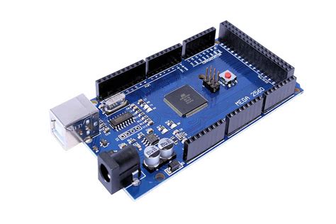 Плата Arduino Mega 2560 Atmega2560 синяя купить с доставкой по выгодным ценам в интернет