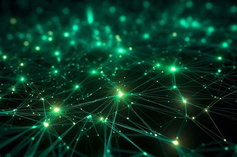 Premium Ai Image Abstract Background Connected Dot And Line For Cyber