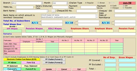 Easy Generate Pf Esi Challan Via Gen Payroll Software