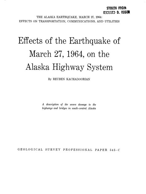 Fillable Online Effects Of The Earthquake Of Fax Email Print Pdffiller