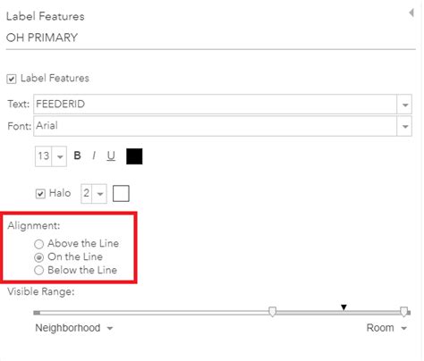 Label Placement For Line Features Esri Community