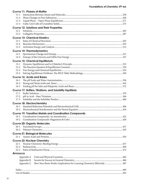 Foundations Of Chemistry 5th Edition Pacific Crest Inc