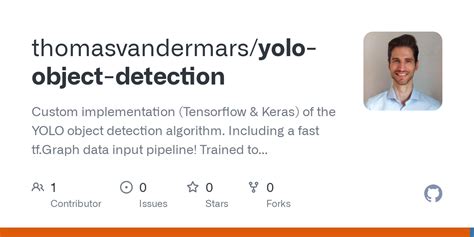 GitHub Thomasvandermars Yolo Object Detection Custom Implementation Tensorflow Keras Of