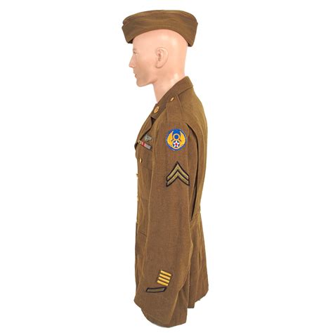 Original Us Wwii 8th 7th Army Air Force Aerial Gunner Class A Unif