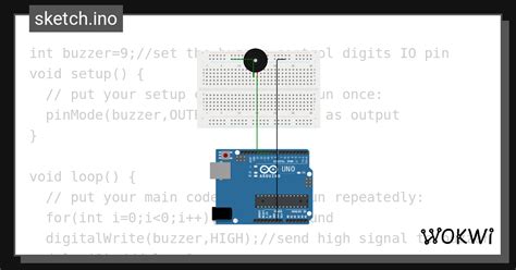 Passive Buzzer Wokwi Esp32 Stm32 Arduino Simulator
