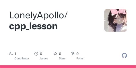 GitHub LonelyApollo Cpp Lesson