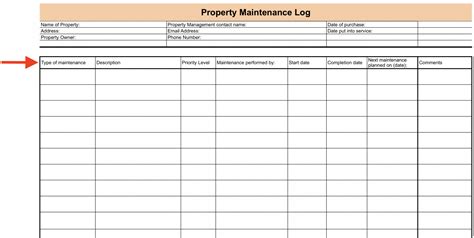 Printable Maintenance Log Setup Checklist Process Street Building
